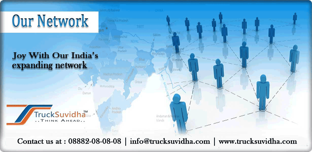 Our Network, Total Users TruckSuvidha, Transporter, Customer